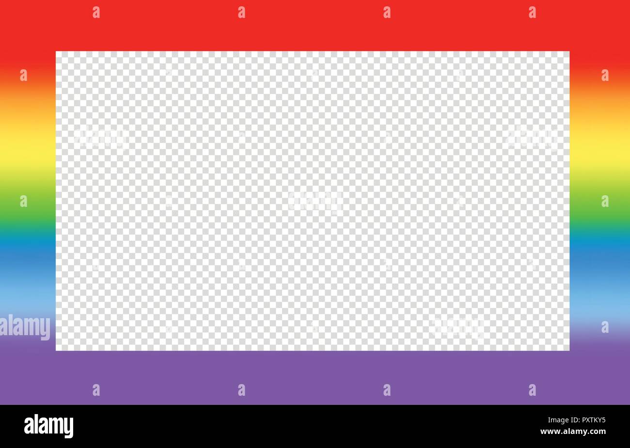 Frame design with rainbow color illustration Stock Vector Image & Art ...