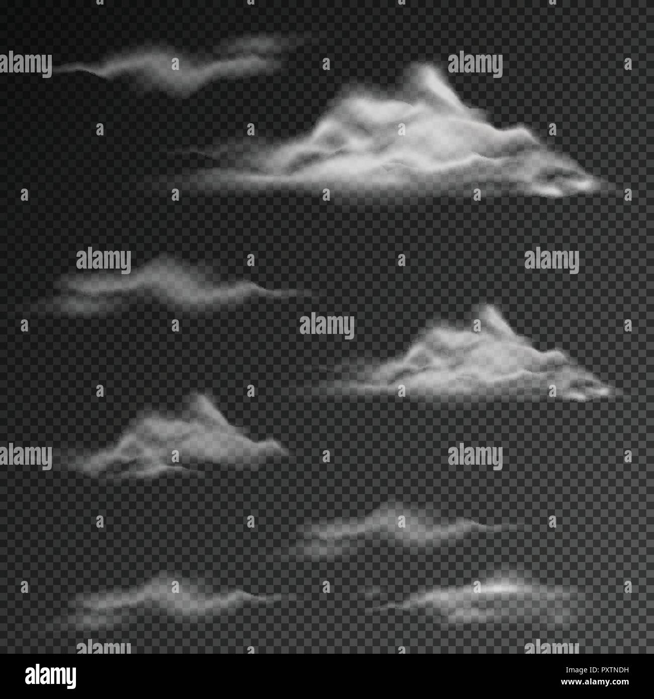 Different patterns of clouds illustration Stock Vector Image & Art - Alamy