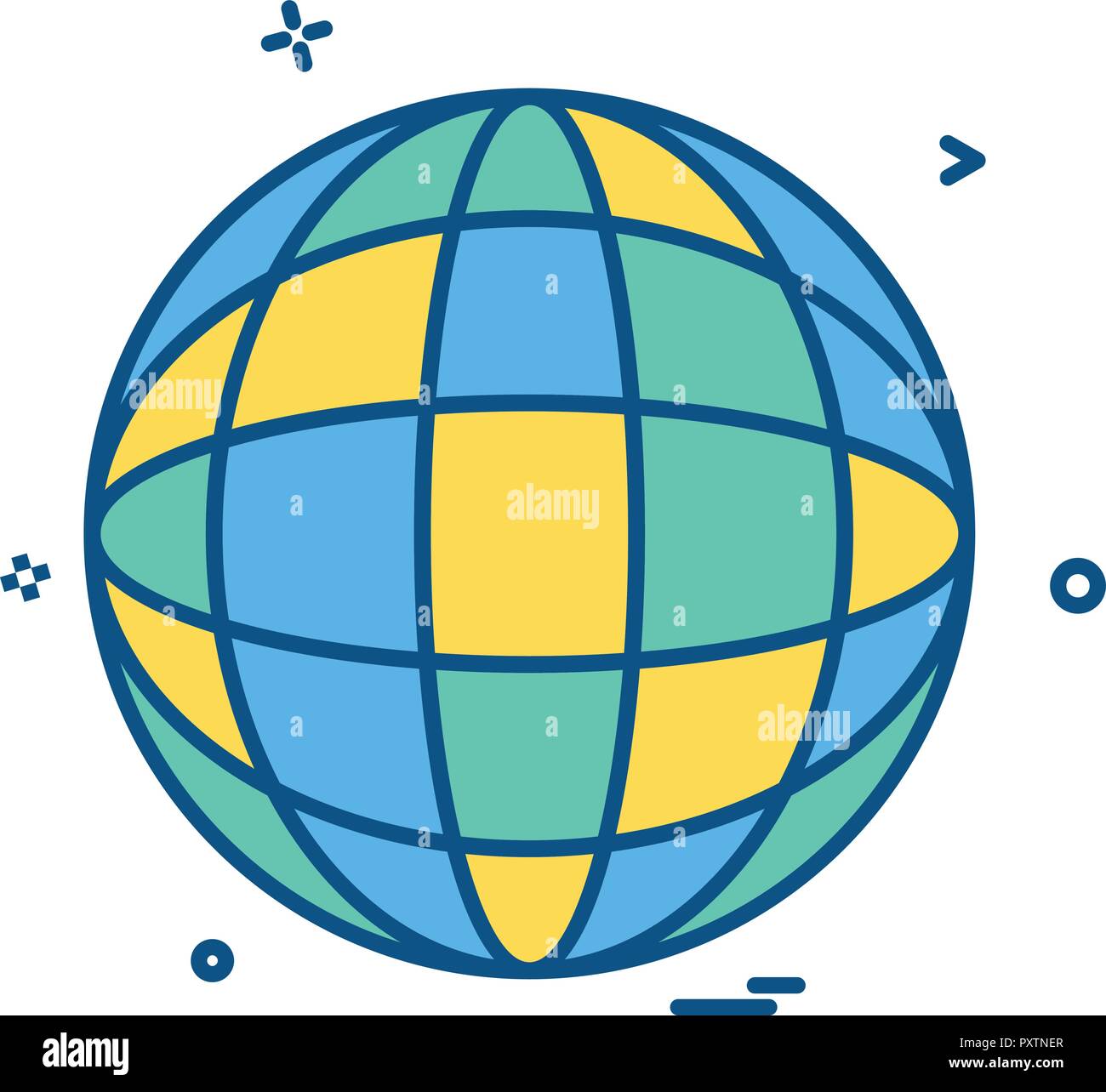 glob map icon vector design Stock Vector Image & Art - Alamy