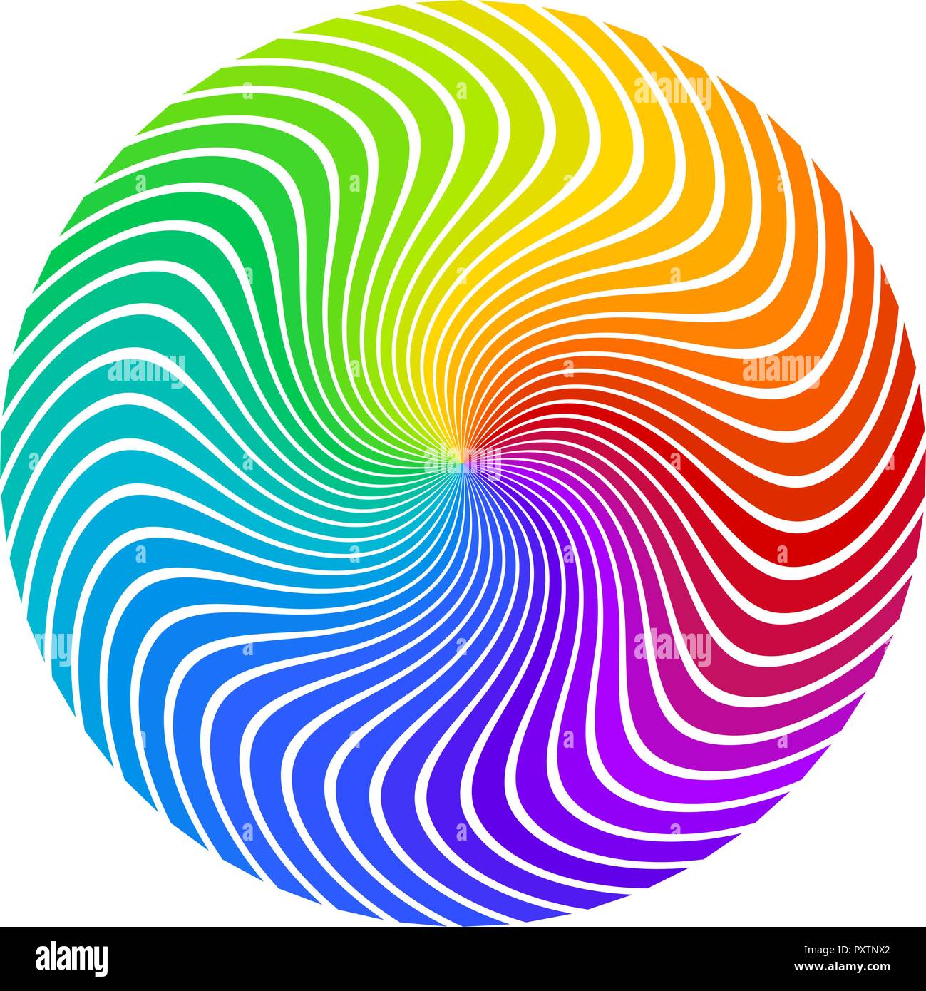 full spectrum color twirled rays that makes a sphere. suitable for logo ...