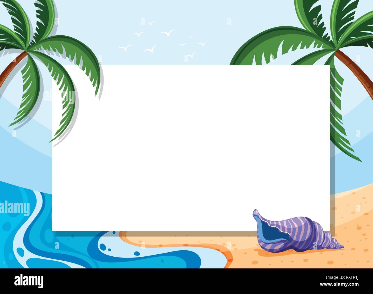 Sea Shell Clip Art Border