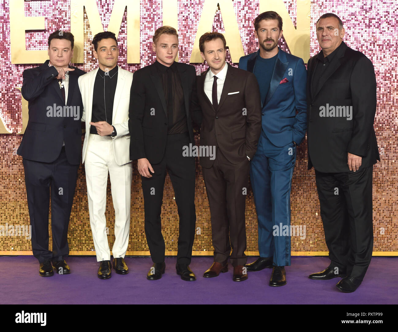 Photo Must Be Credited ©Alpha Press 079965 23/10/2018 Mike Myers Rami ...