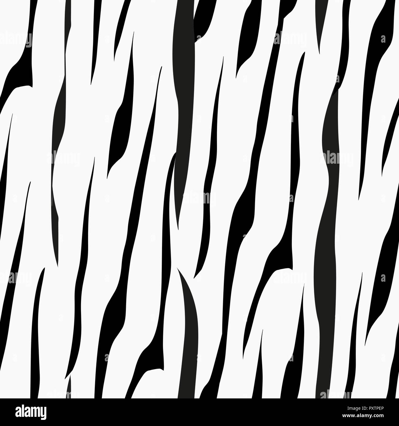 Seamless zebra skin pattern. Wallpaper with black stripes on white ...