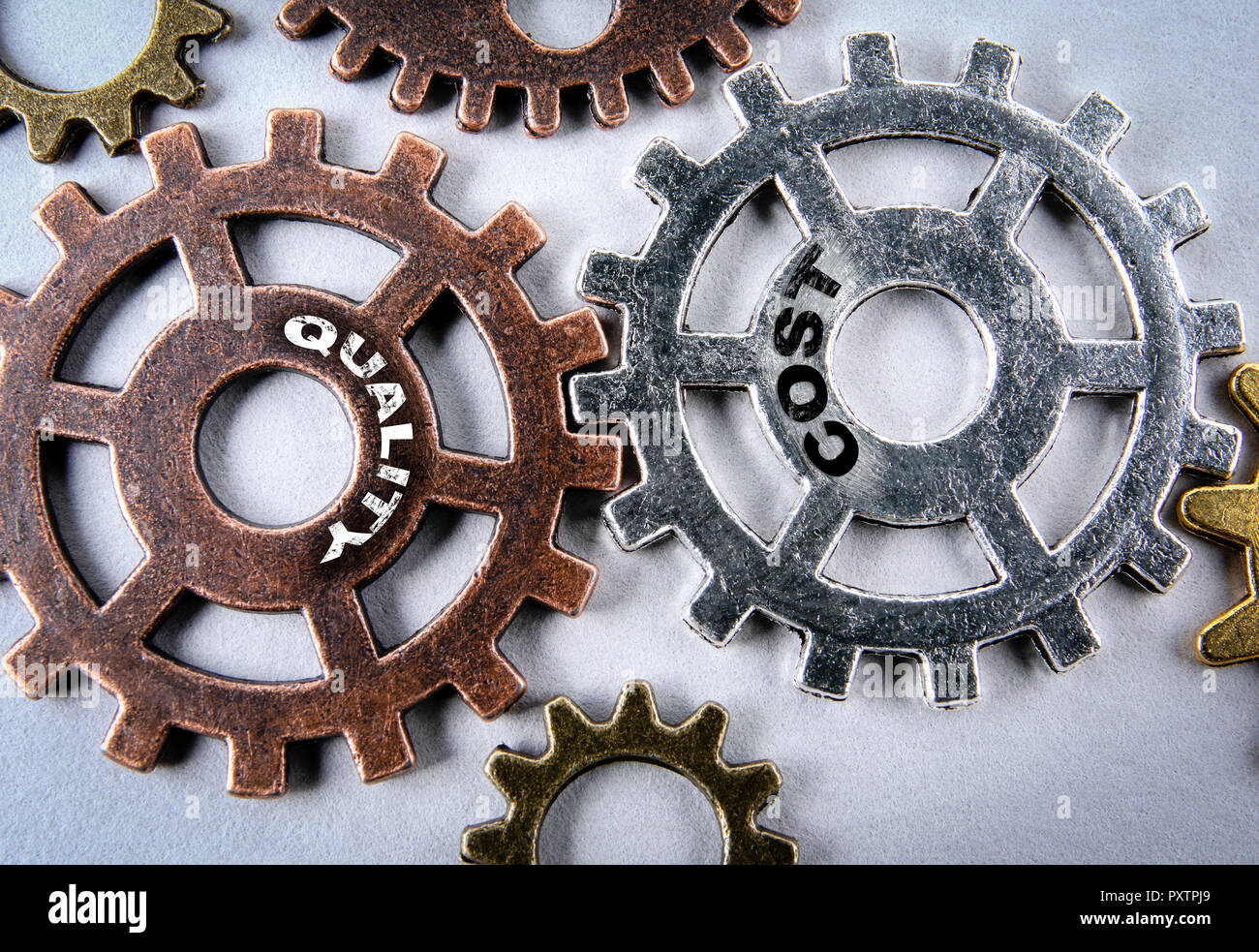 Time cost quality hi-res stock photography and images - Alamy