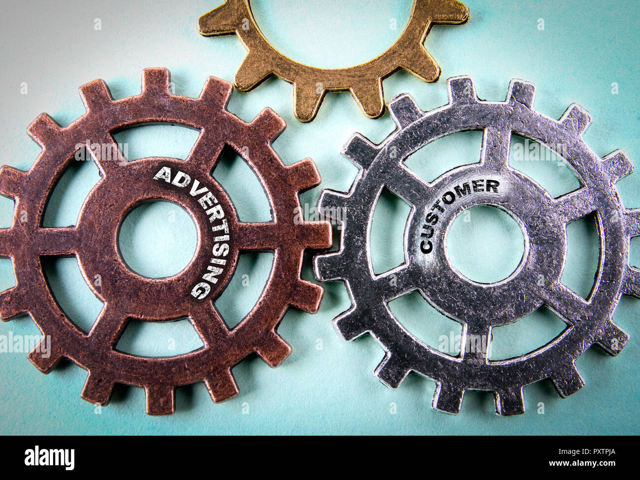 Advertising and customer concept Stock Photo - Alamy