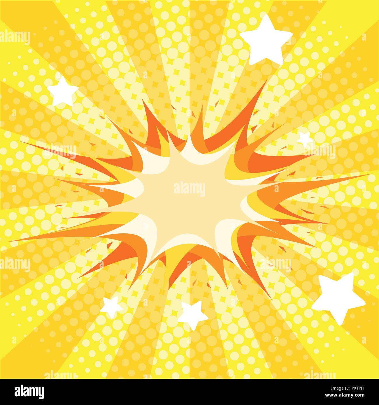 Background template with yellow splash illustration Stock Vector Image ...