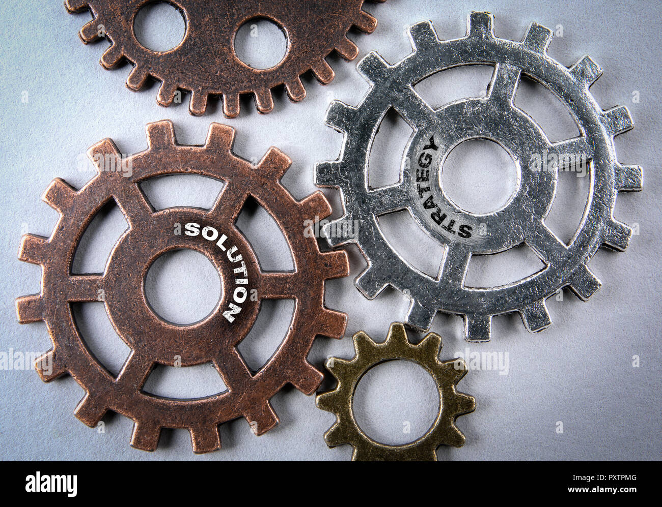 Solution and Strategy concept Stock Photo - Alamy