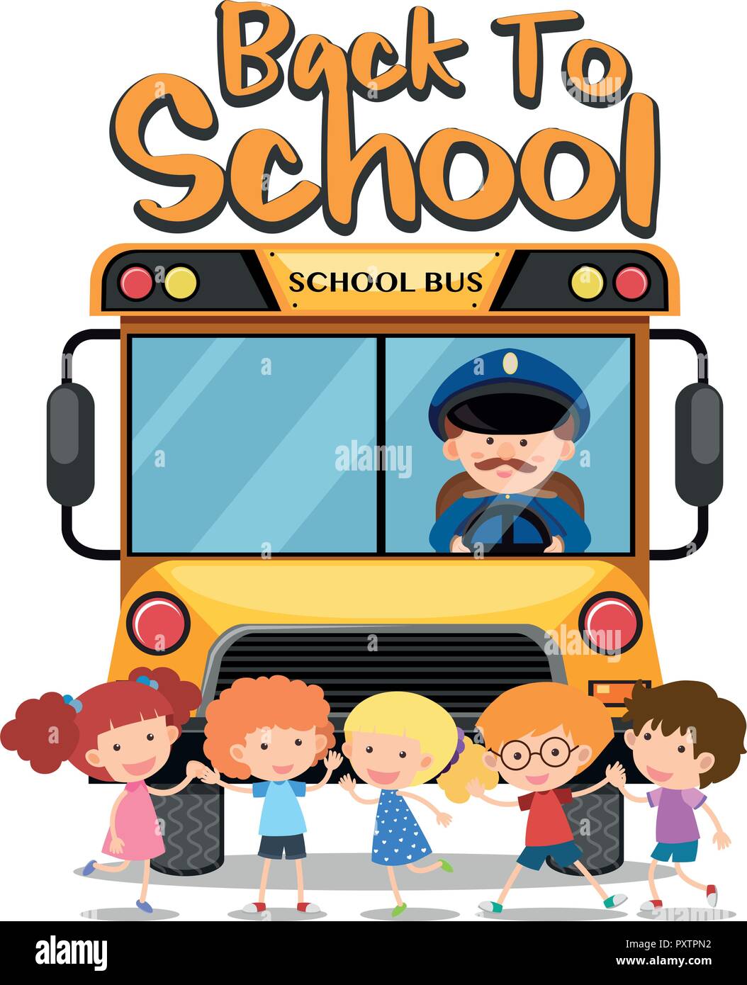 Back To School Bus Clipart