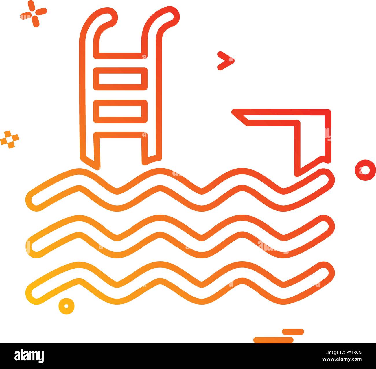 Swimming icon design vector Stock Vector Image & Art - Alamy