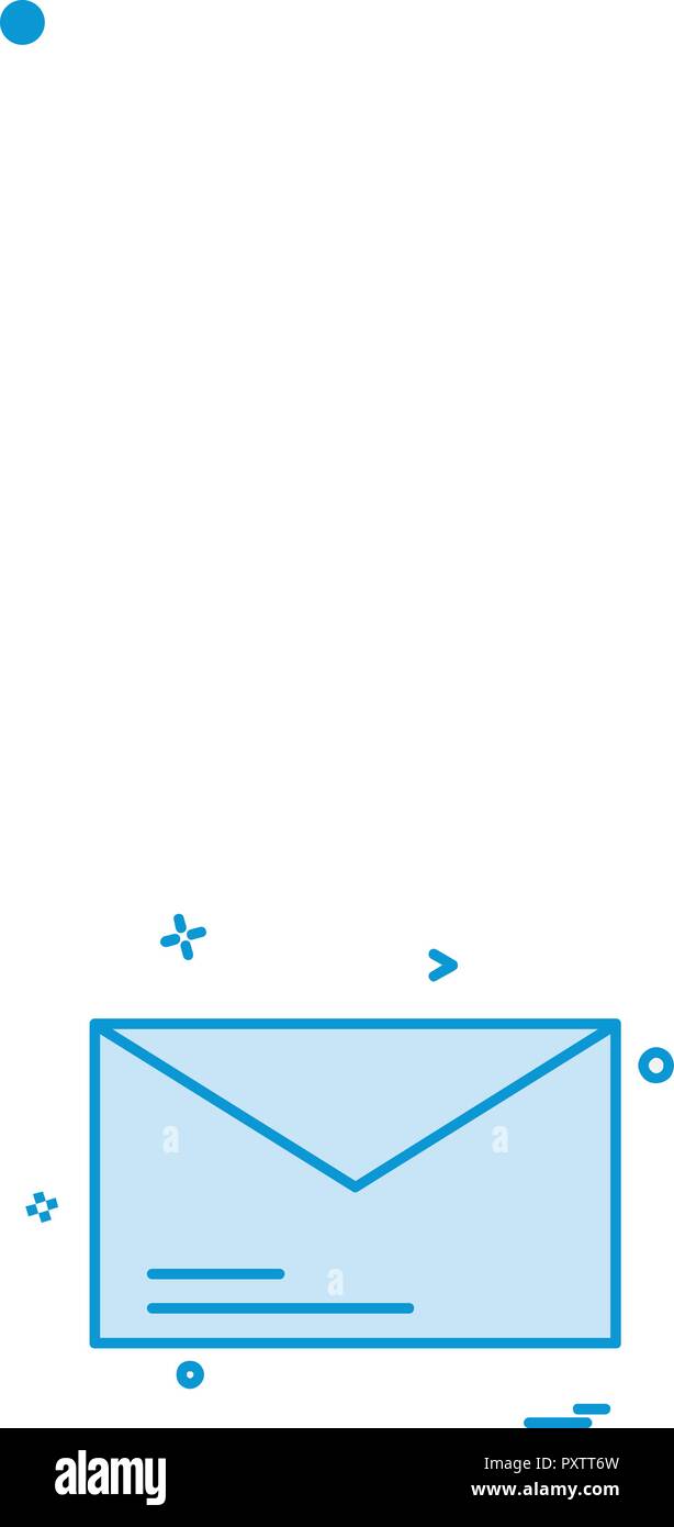 Message icon design vector Stock Vector Image & Art - Alamy