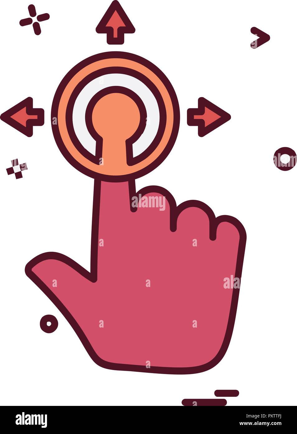 Hands icon design vector Stock Vector Image & Art - Alamy