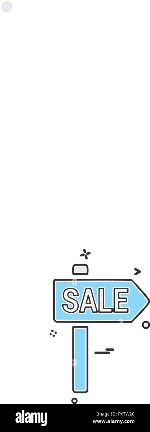 Sale board icon design vector Stock Vector Image & Art - Alamy