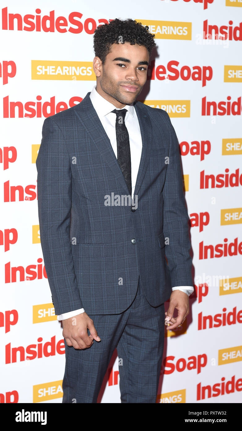 Photo Must Be Credited ©Alpha Press 079965 22/10/2018 Malique Thompson ...