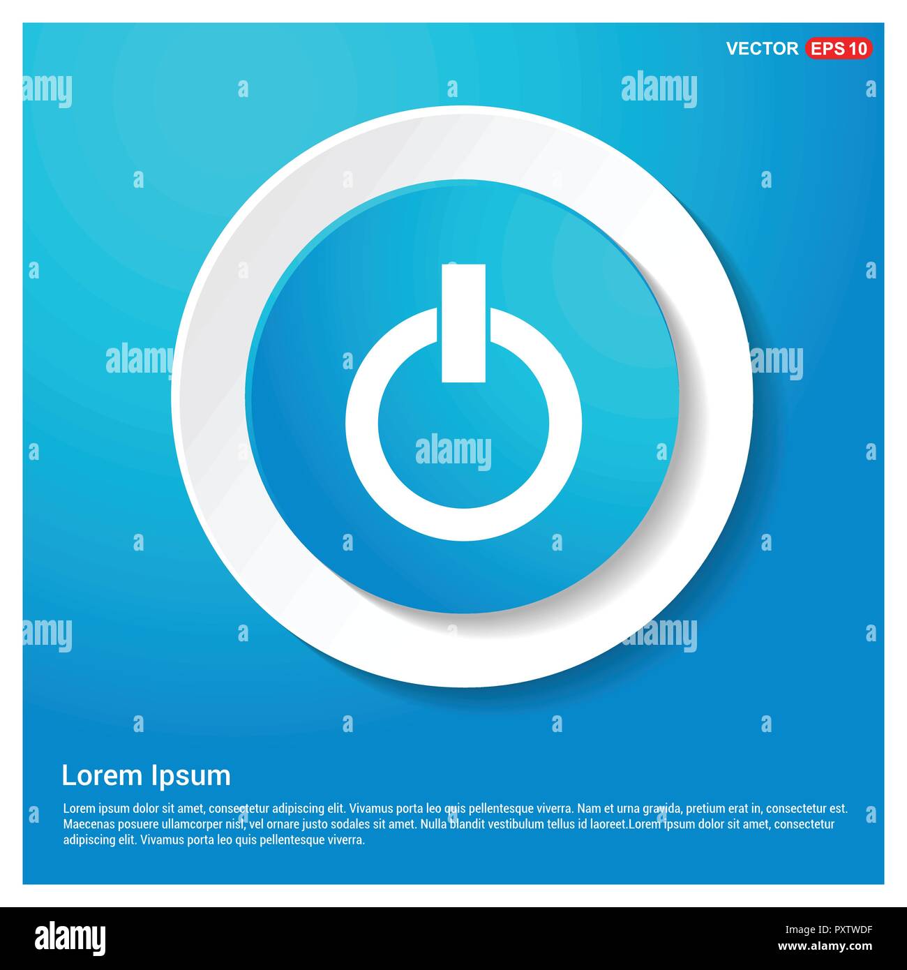 Power button icon Stock Vector Image & Art - Alamy