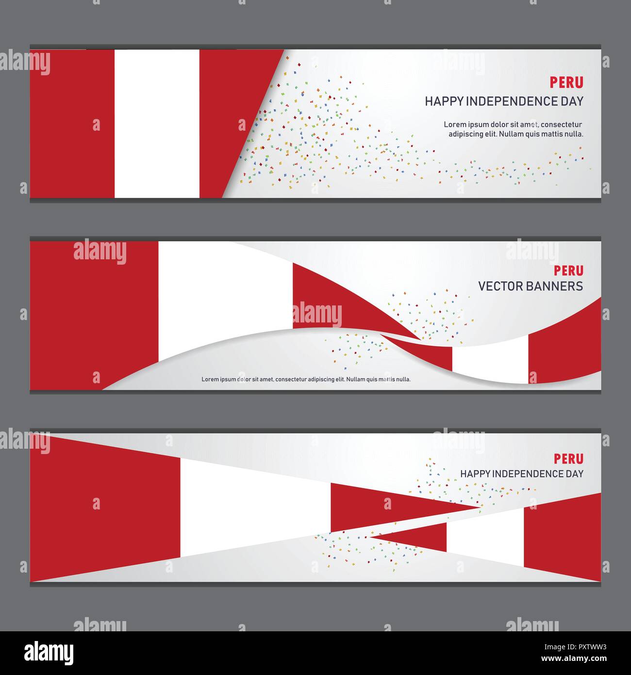 Peru independence day abstract background design banner and flyer ...