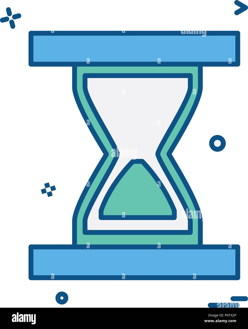 Wait icon design vector Stock Vector Image & Art - Alamy