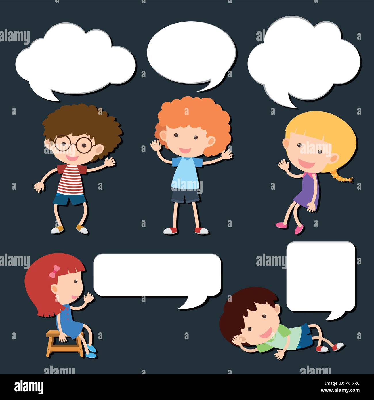 Kids Speech Clipart