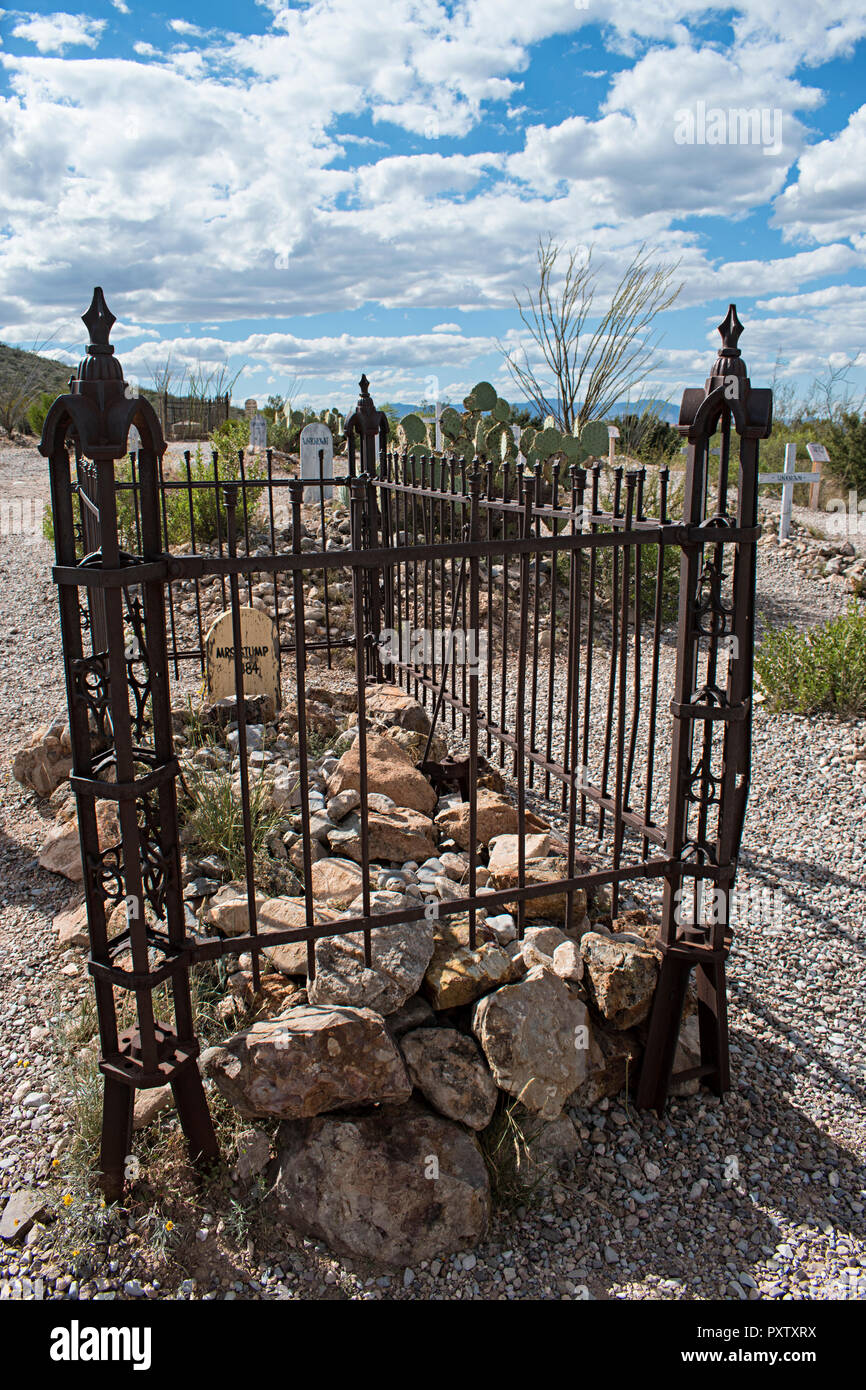 Boothill cemetery tombstone hi-res stock photography and images - Alamy