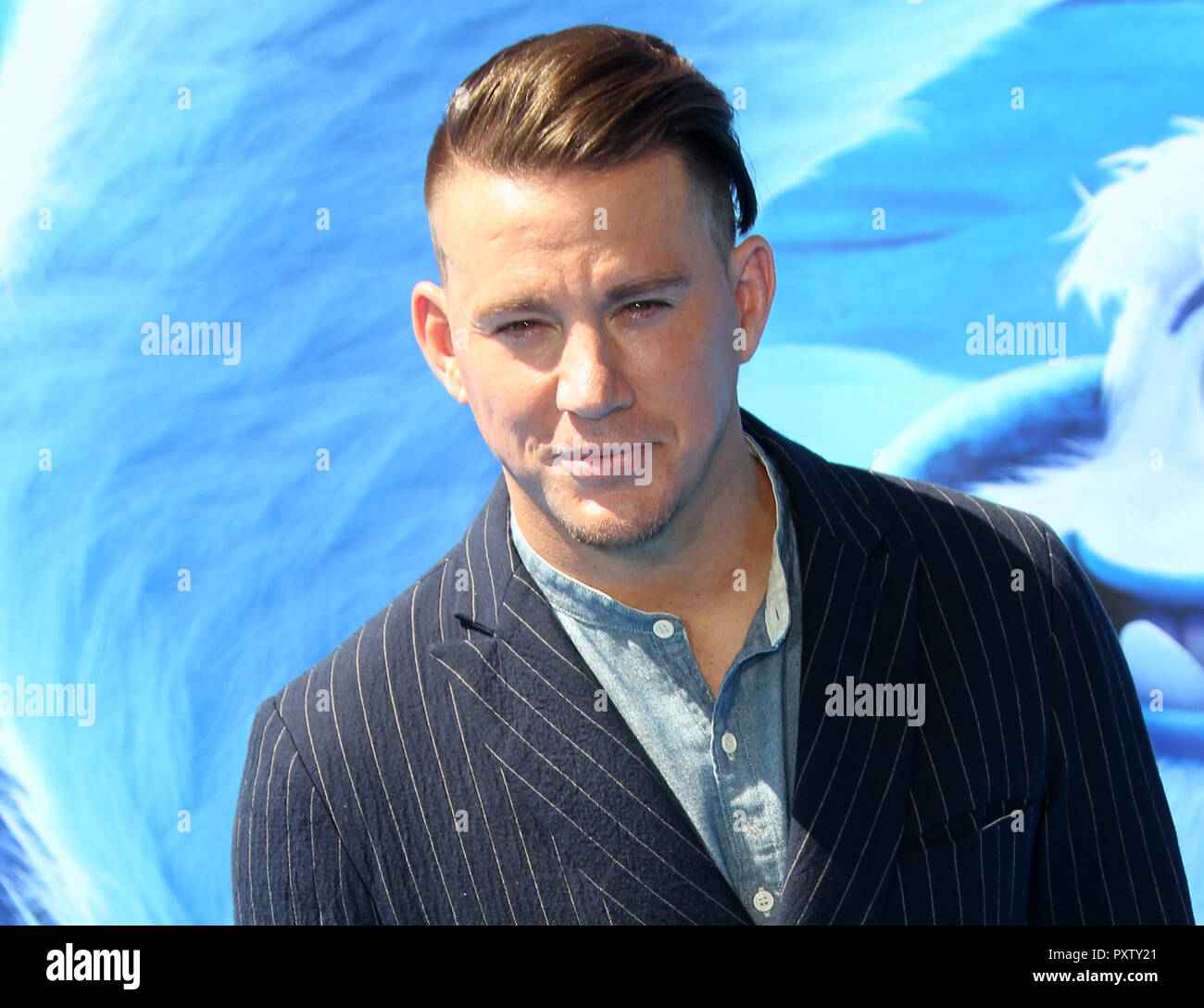 Los Angeles premiere of 'Smallfoot' - Arrivals Featuring: Channing ...