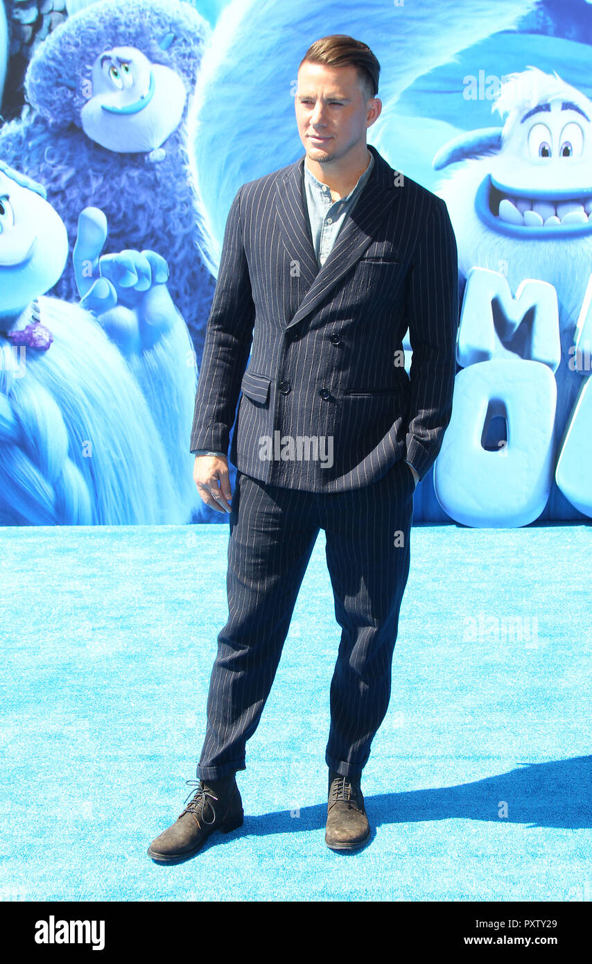 Los Angeles premiere of 'Smallfoot' - Arrivals Featuring: Channing ...