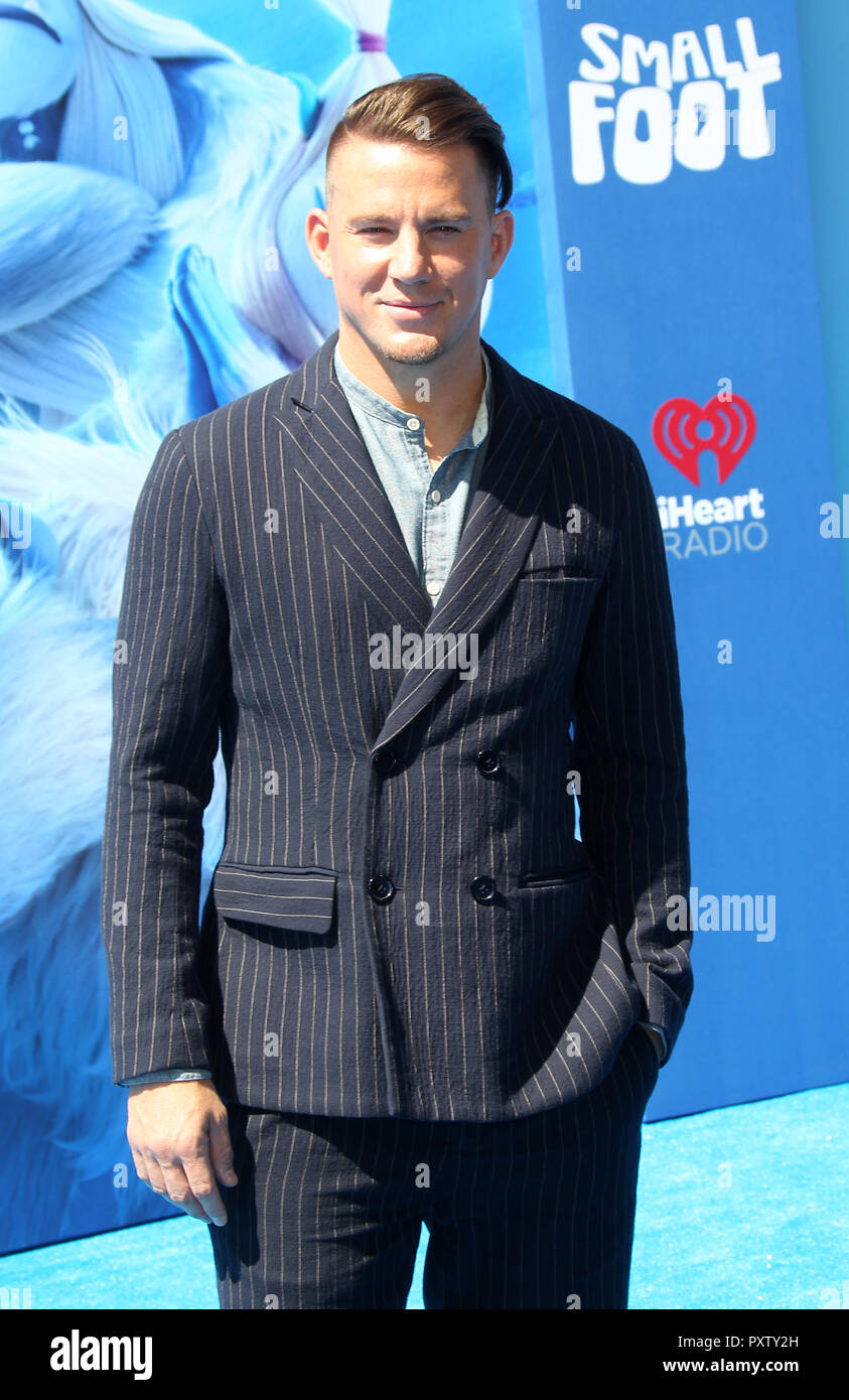 Los Angeles premiere of 'Smallfoot' - Arrivals Featuring: Channing ...