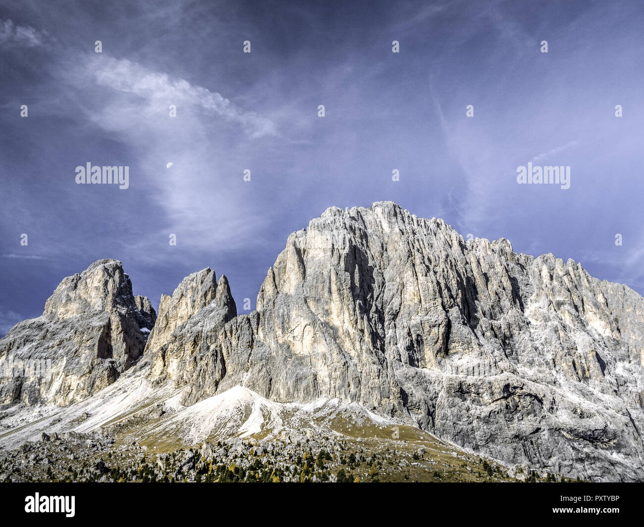 Dolomites, Sella Pass South Tyrol, Italy Stock Photo - Alamy