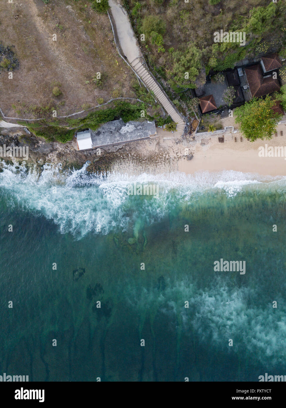 Indonesia, Bali, Aerial view of Balangan beach Stock Photo - Alamy