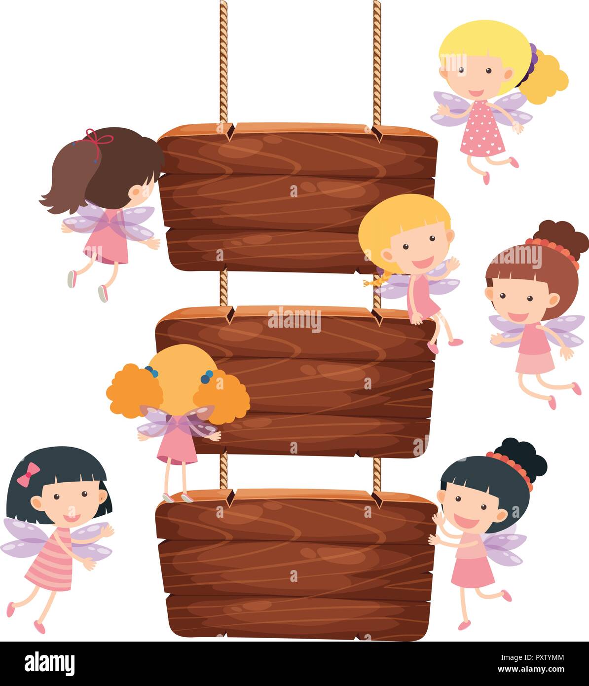 Fairy path sign Stock Vector Images - Alamy