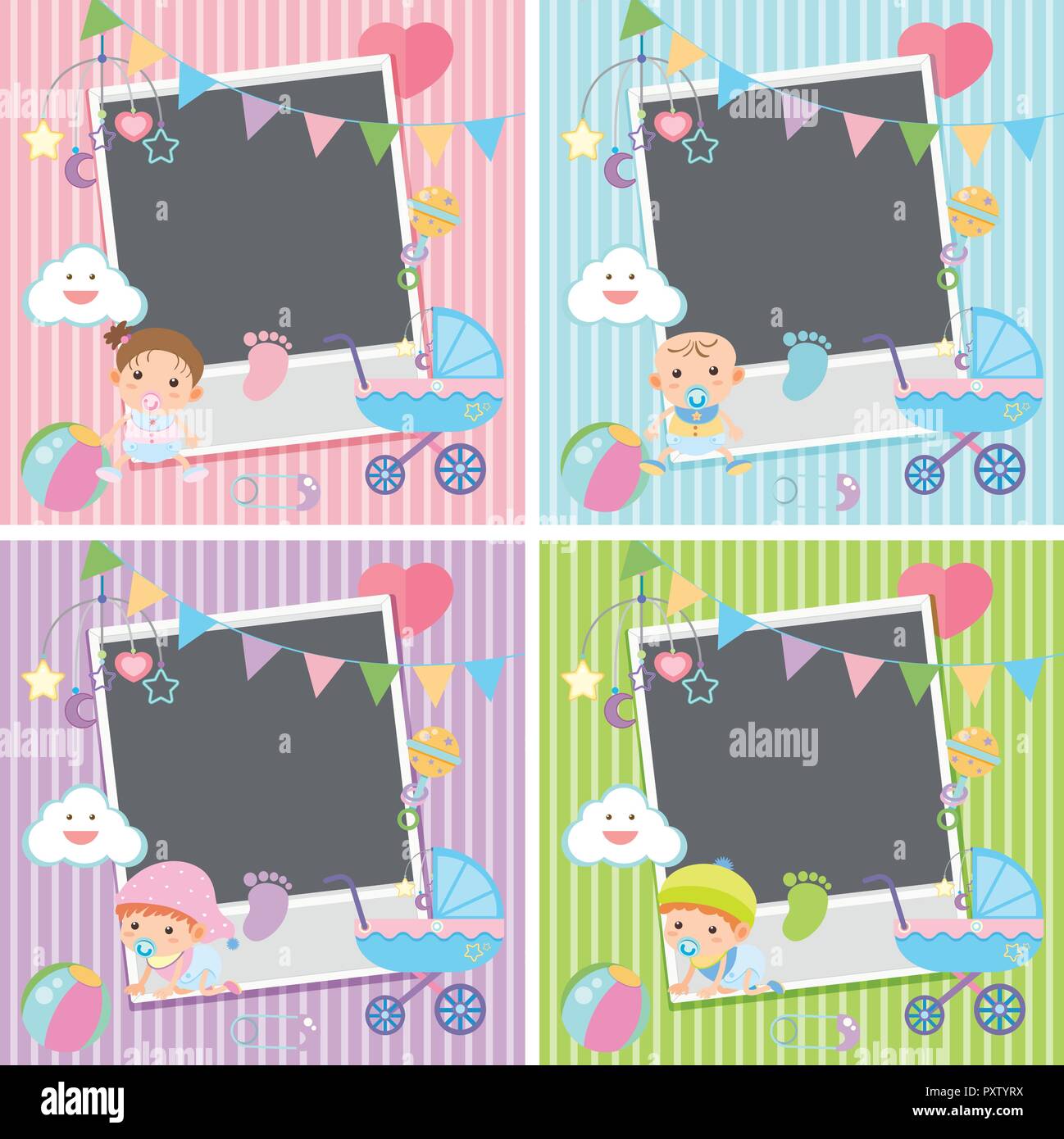 Photoframes Stock Vector Images - Alamy