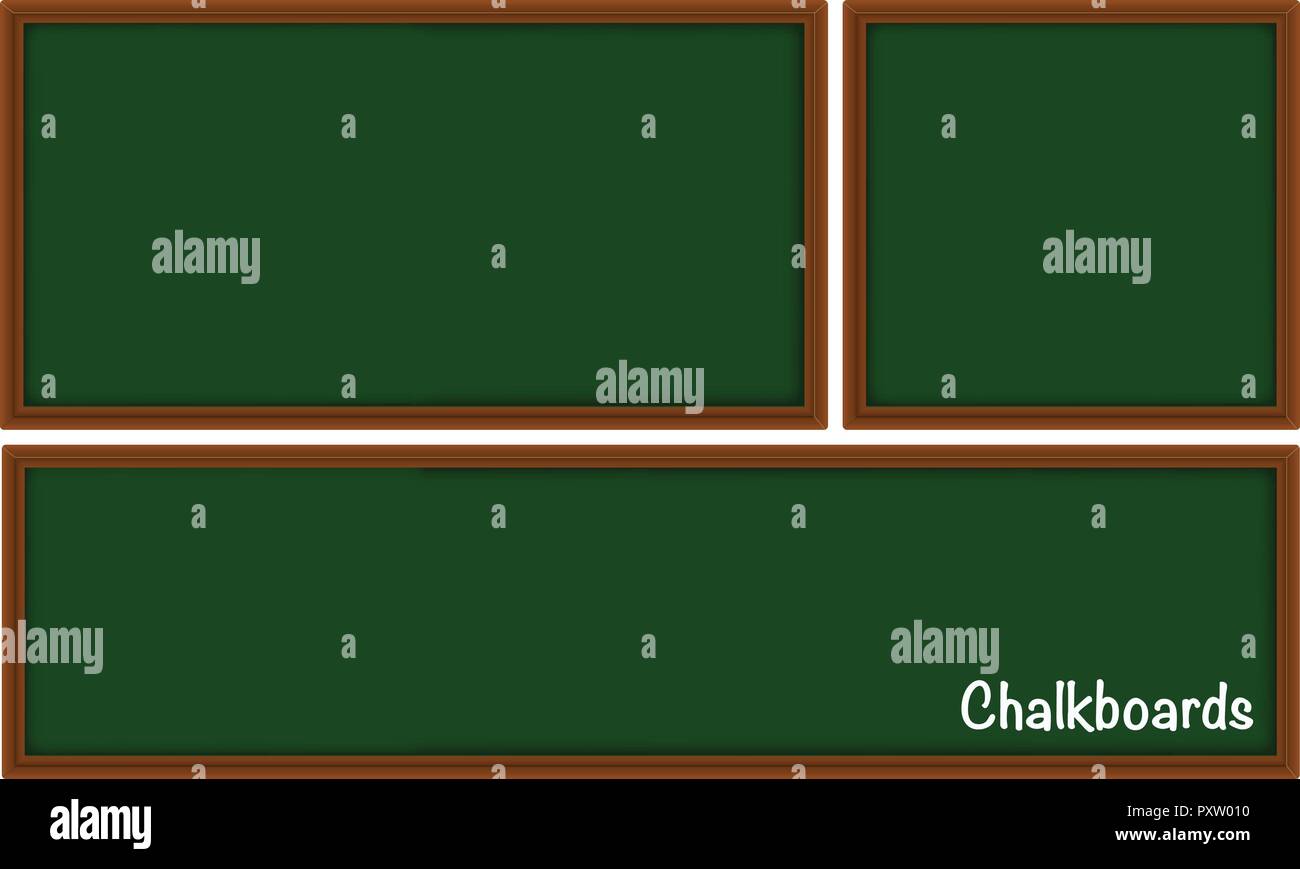 Green chalkboards hi-res stock photography and images - Alamy