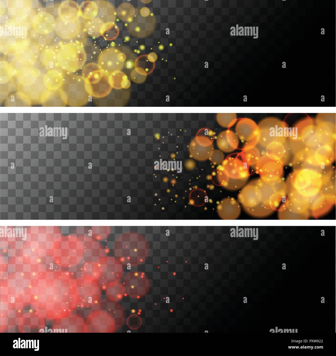 Three red lights background Stock Vector Images - Alamy