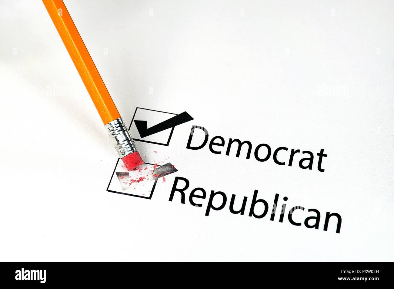 Ballot pencil hi-res stock photography and images - Alamy