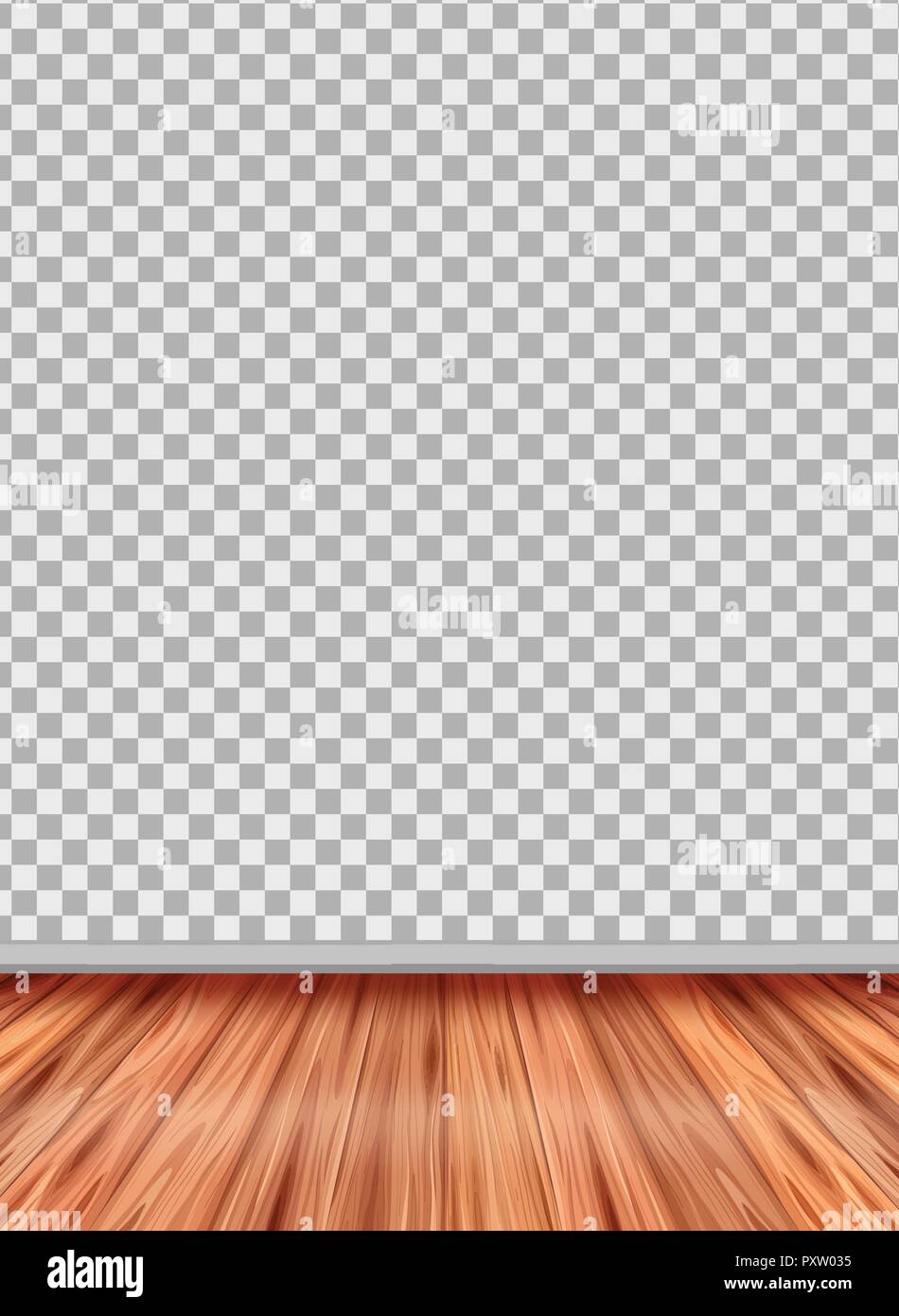 Wooden floor on transparent background illustration Stock Vector Image ...