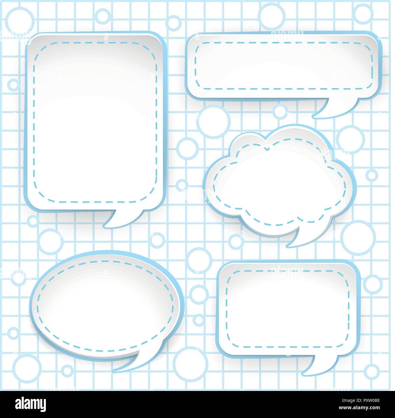 Five different designs Stock Vector Images - Alamy