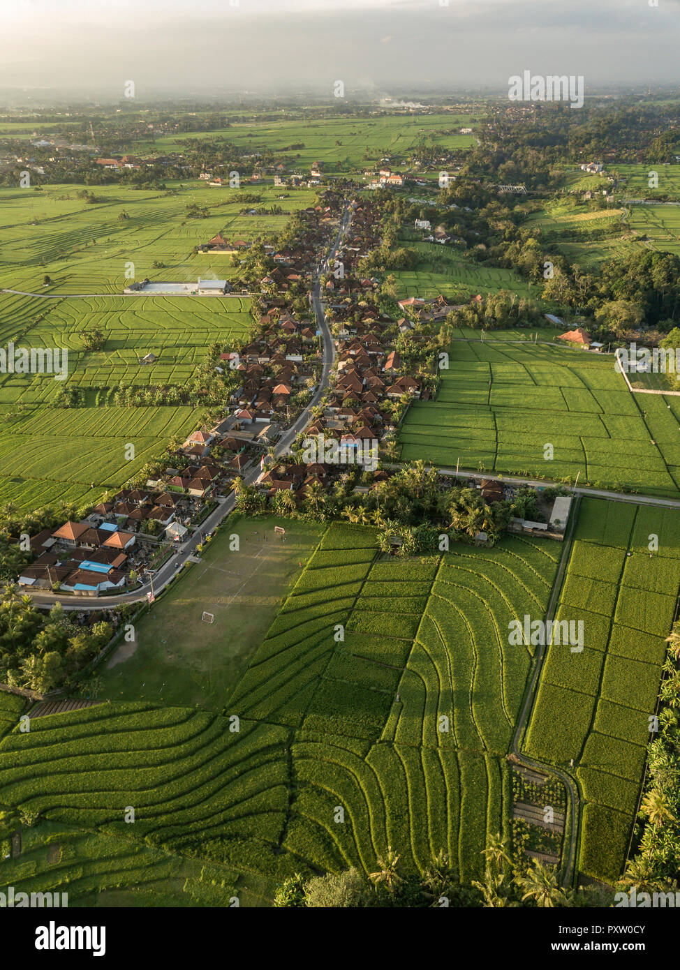Aerial shot rice fields bali hi-res stock photography and images - Alamy