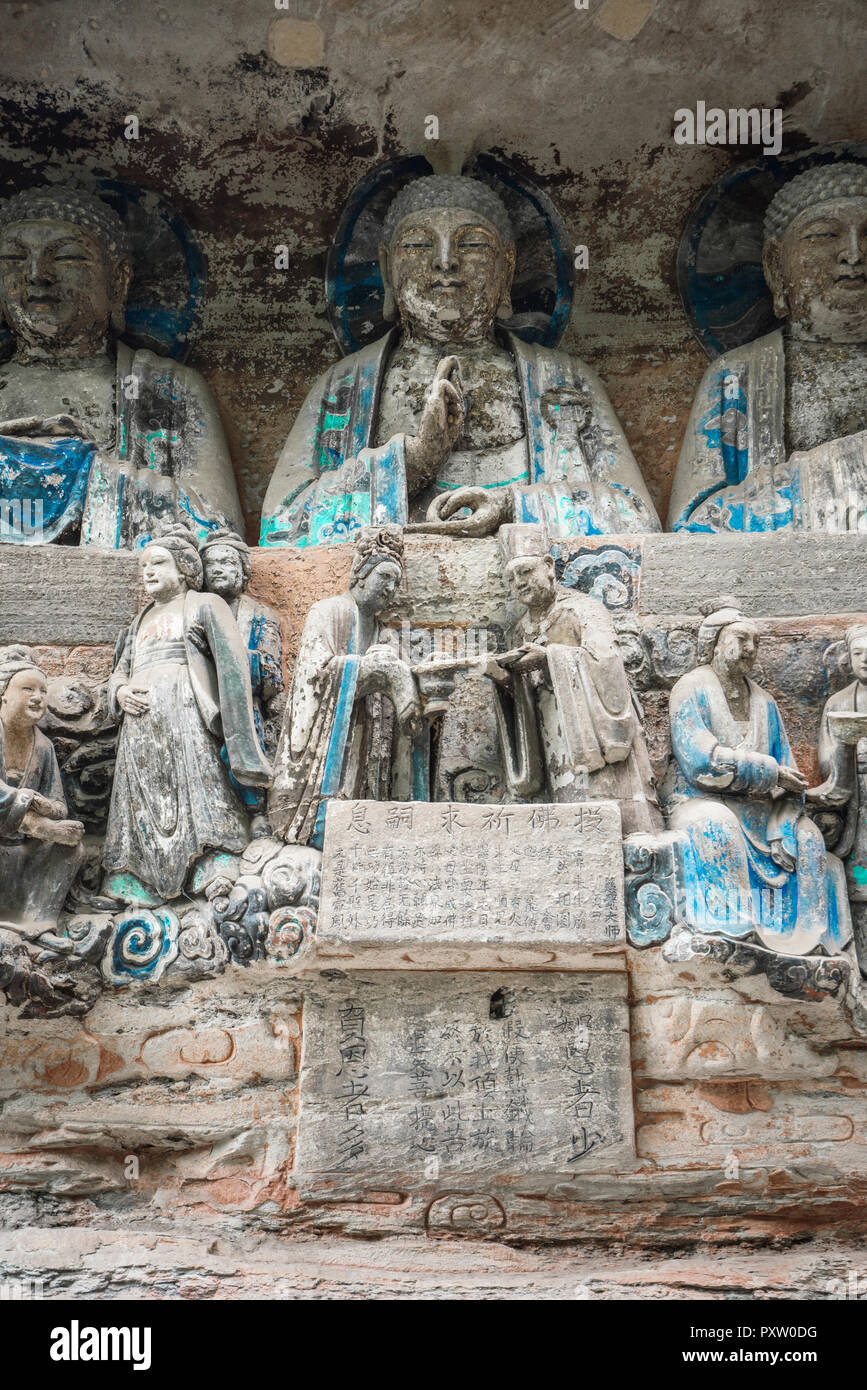 Dazu stone carvings hi-res stock photography and images - Alamy
