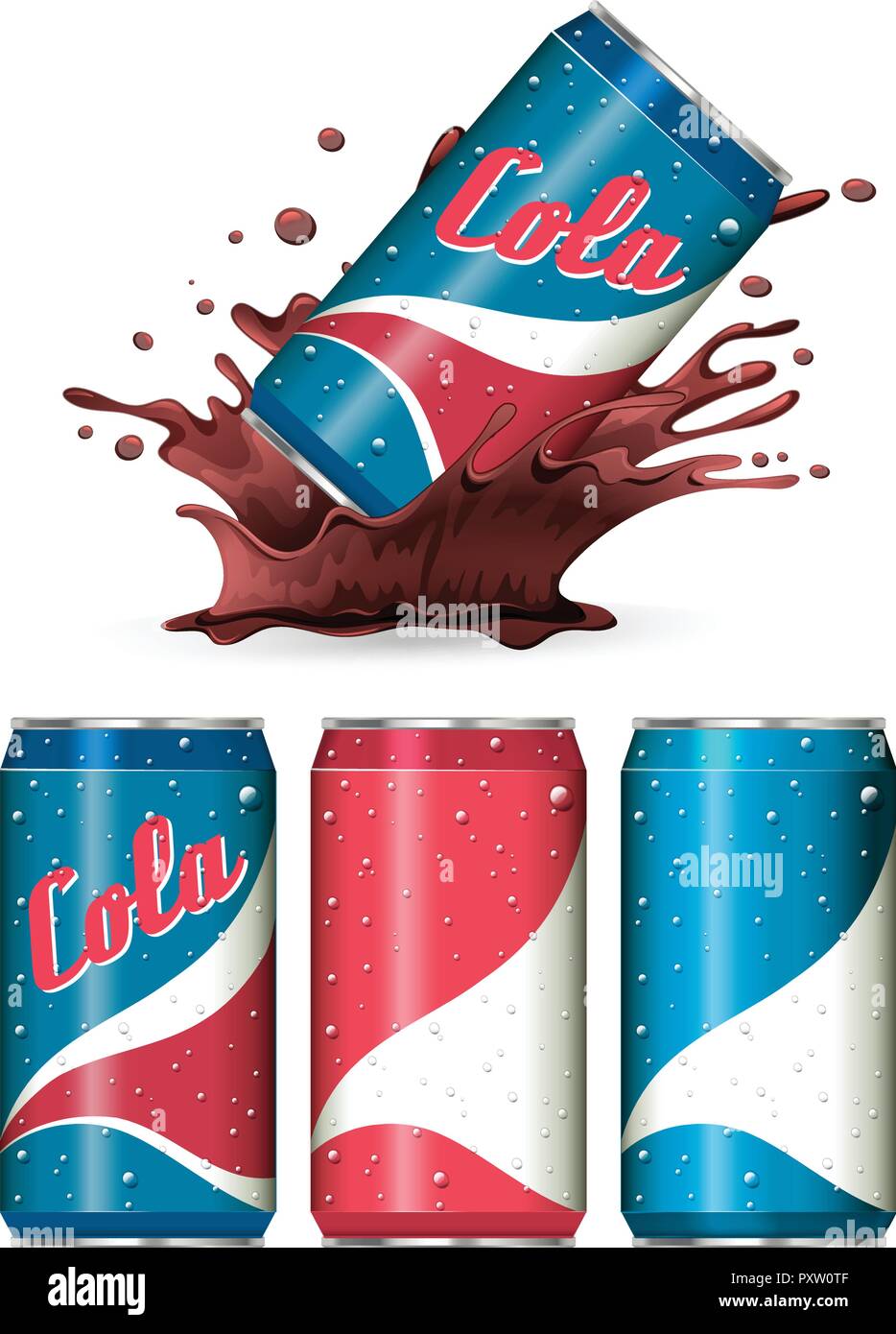 Cola drinks Stock Vector Images - Alamy