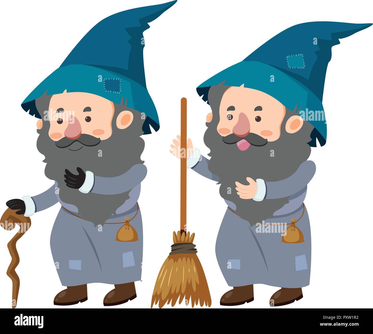 Wizards broom Stock Vector Images - Alamy