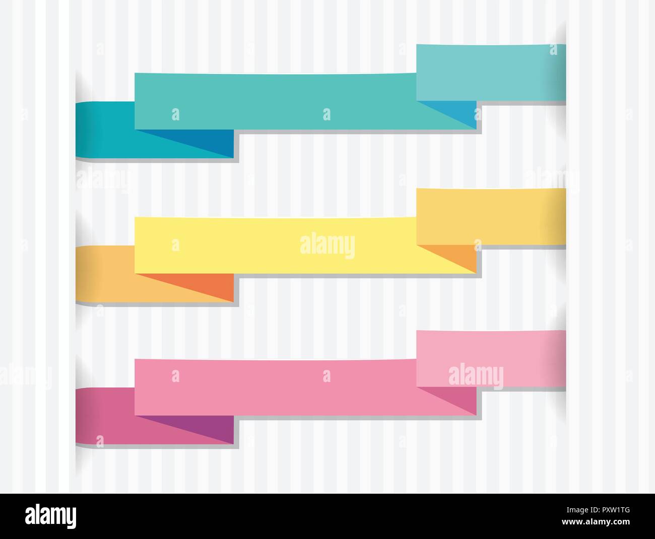 Three banners on gray background illustration Stock Vector Image & Art ...
