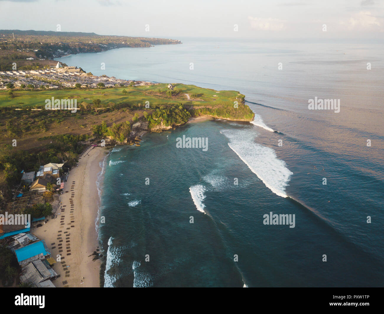 Indonesia, Bali, Aerial view of Balangan beach Stock Photo - Alamy