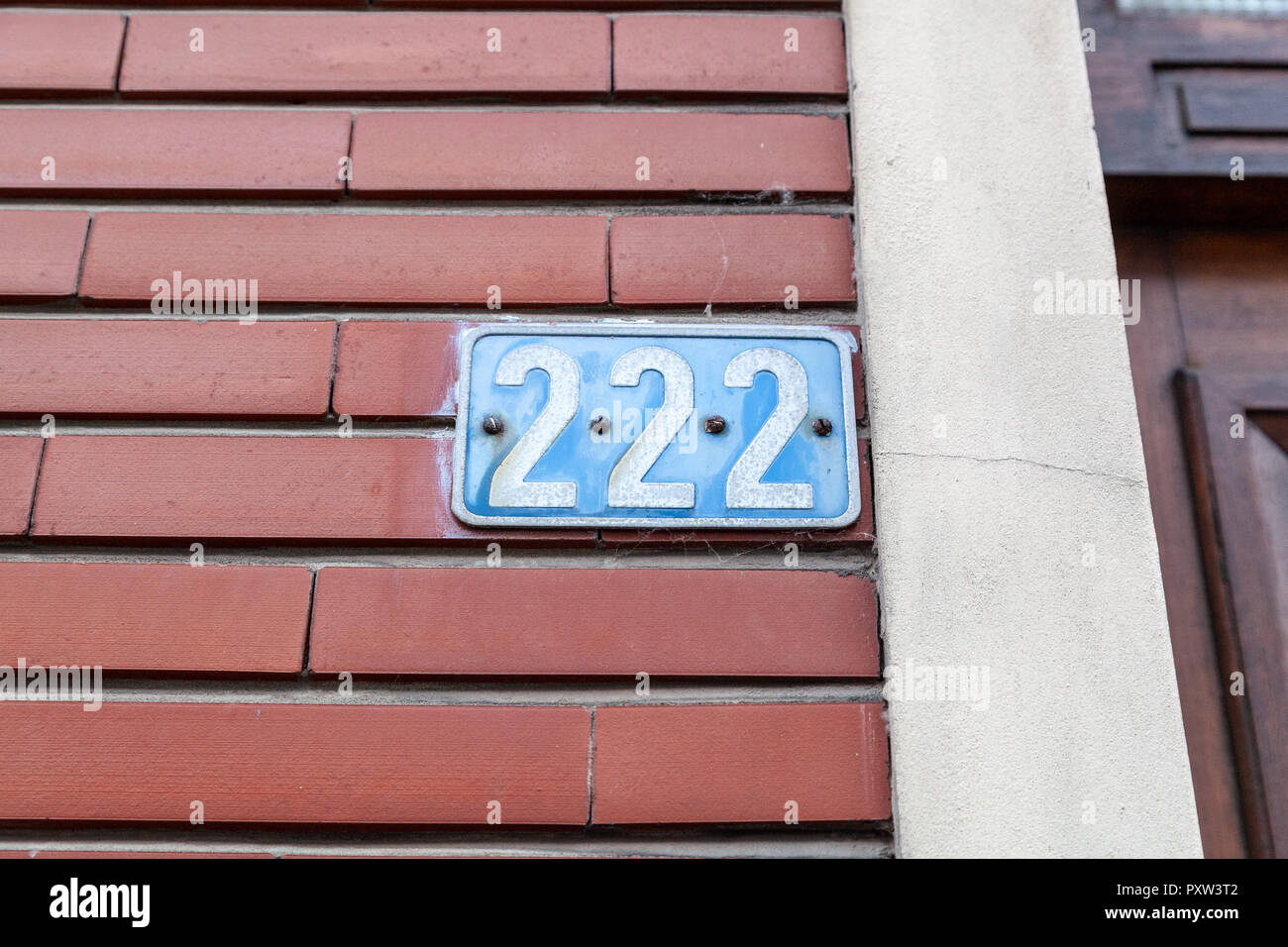 House numbers from France, Belgium, Sweden, Denmark, Finland and St ...