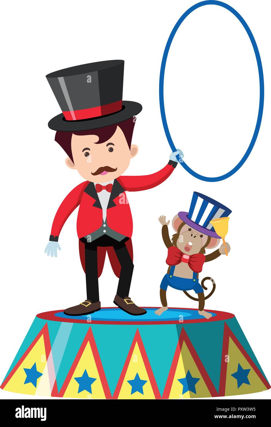 Animal trainer vector vectors hi-res stock photography and images - Alamy