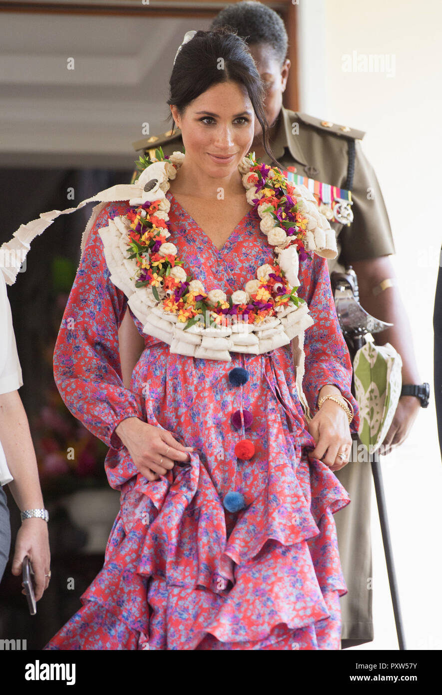 The Duchess of Sussex attends a morning tea at the British High ...