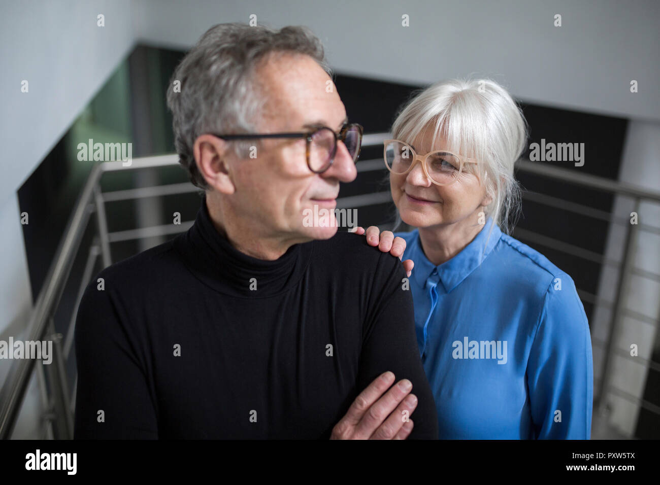 Self supporting stairs hi-res stock photography and images - Alamy