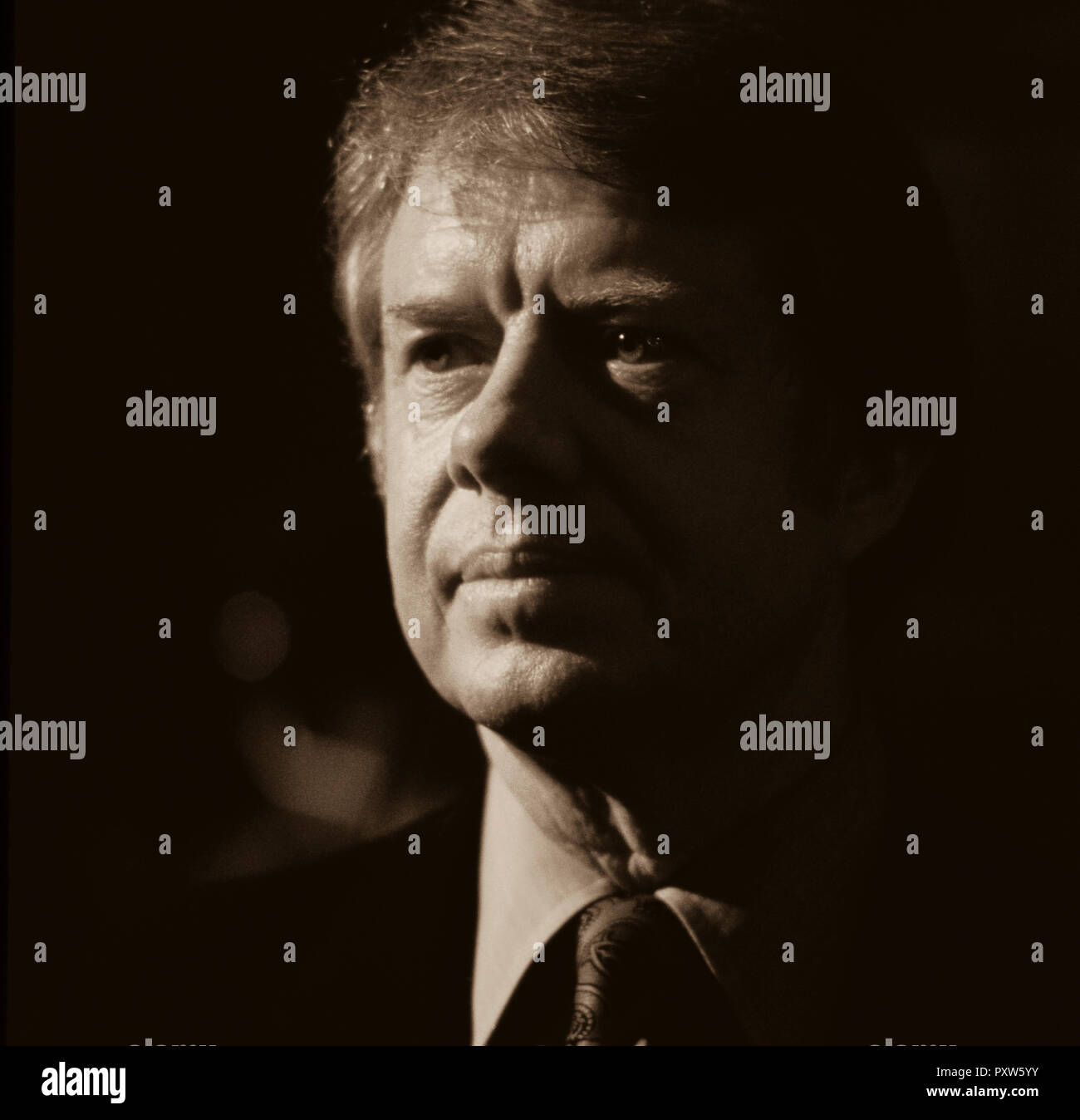 Portrait of President Jimmy Carter Stock Photo - Alamy