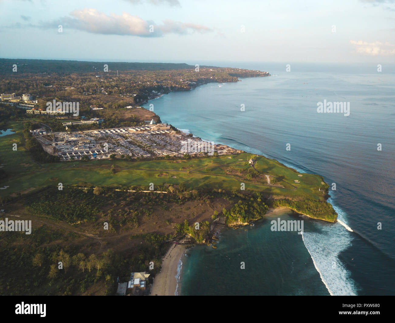 Indonesia, Bali, Aerial view of Balangan beach Stock Photo - Alamy