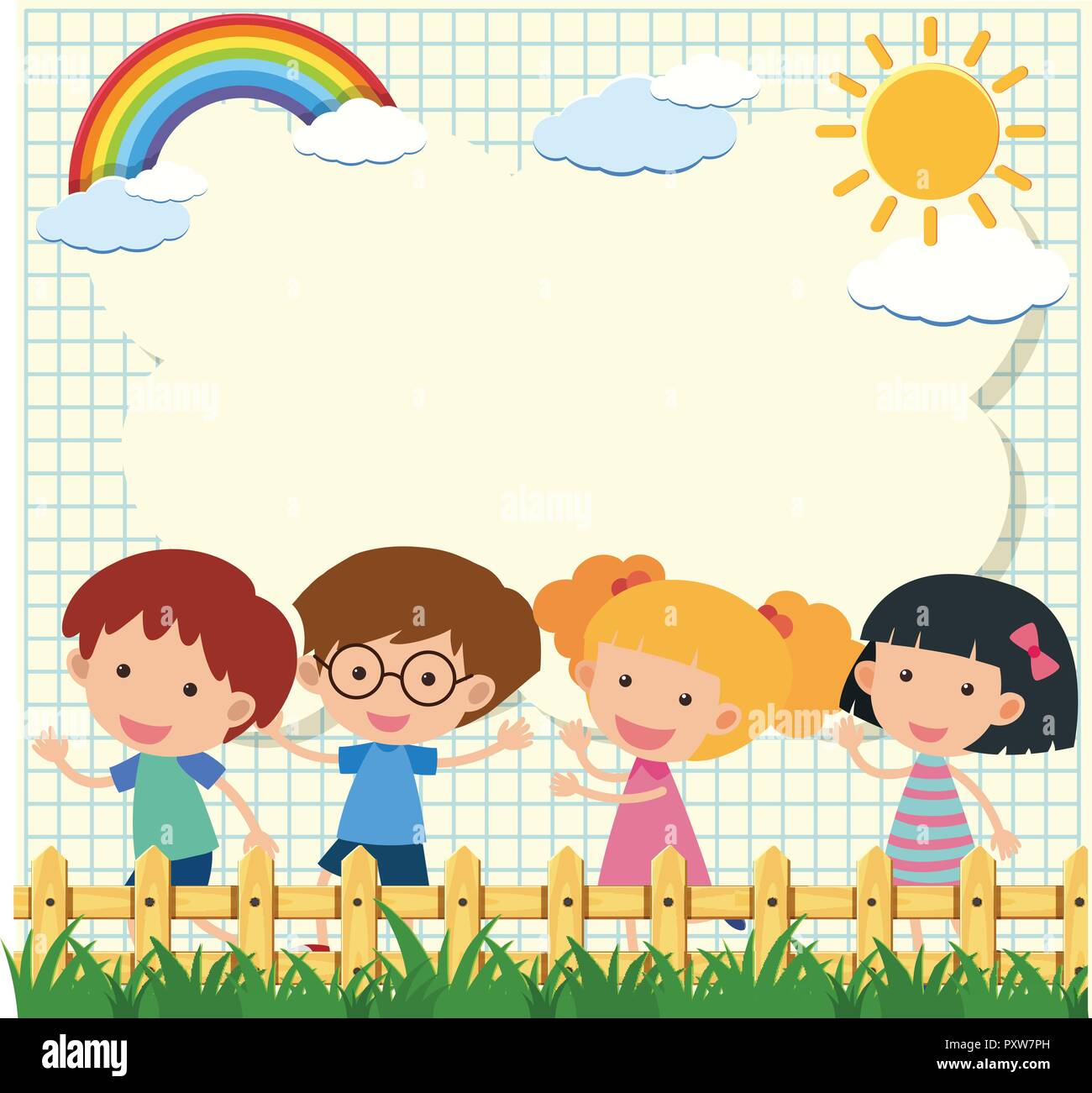 Kids Borders Cliparts