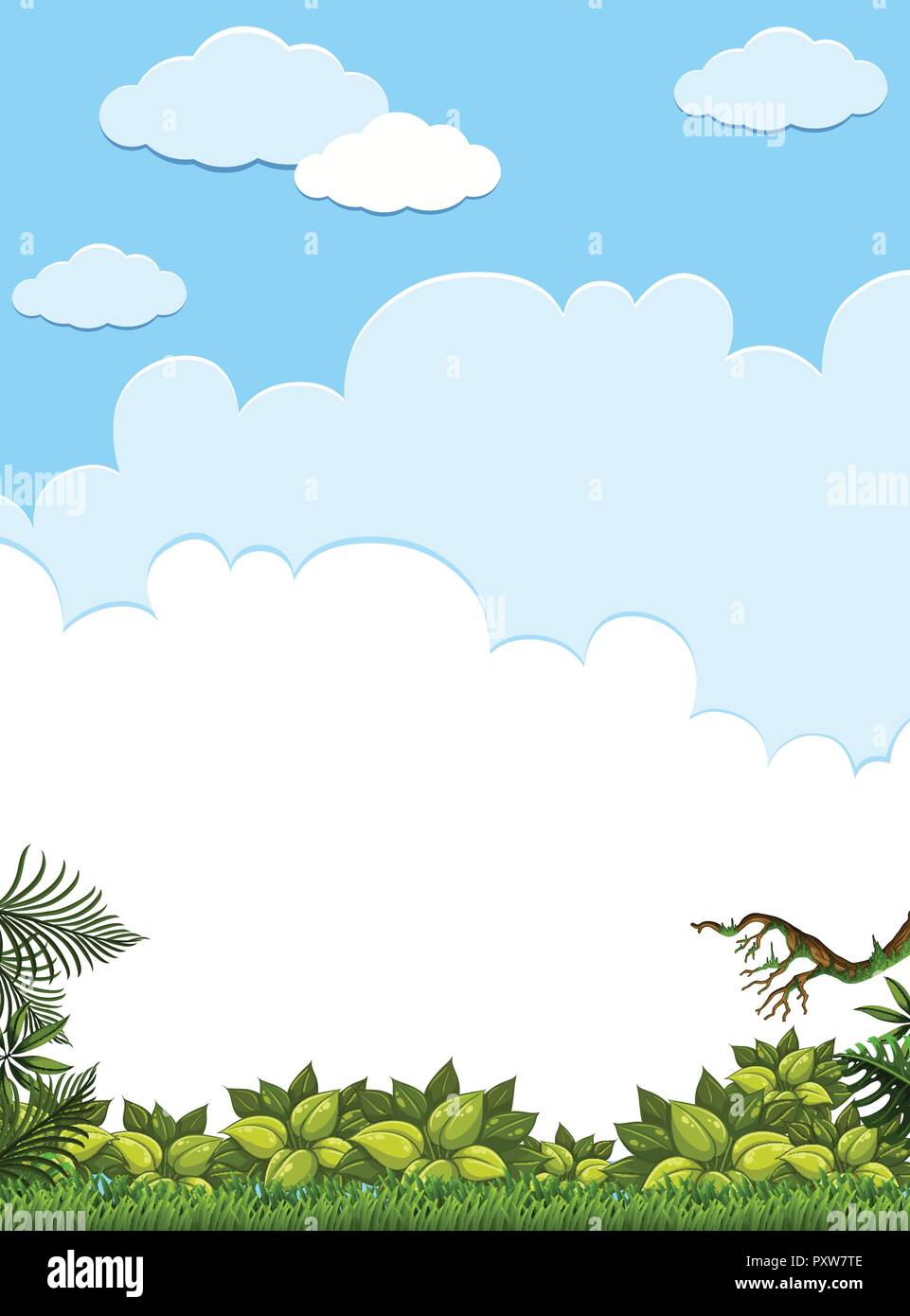 Jungle template Stock Vector Images - Alamy