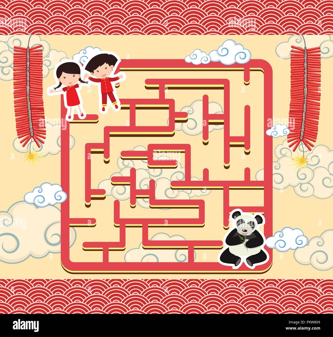 Chinese boardgame Stock Vector Images - Alamy