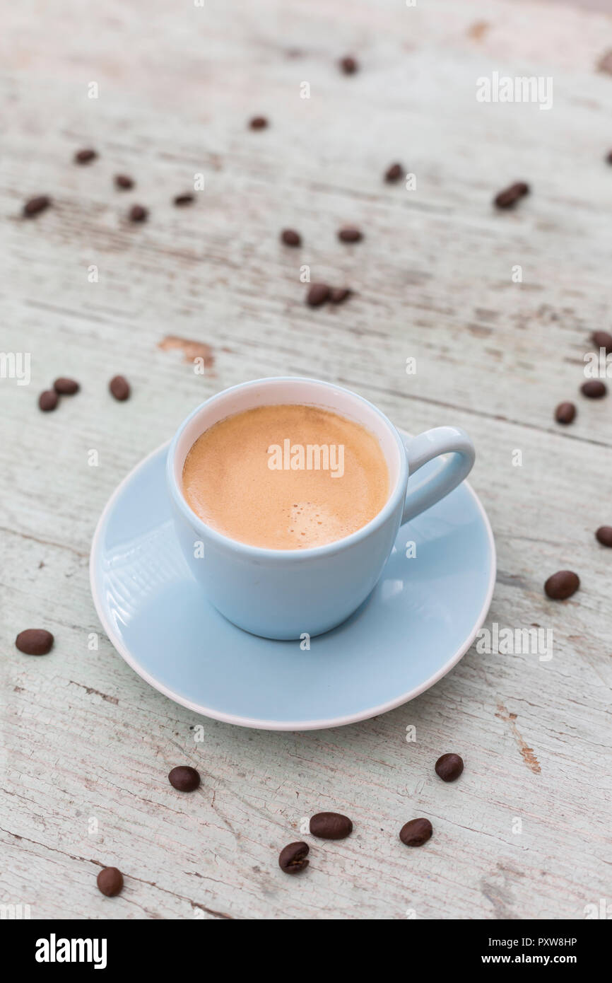 Cup of espresso with crema Stock Photo - Alamy